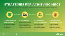 Earning MRc5 LEED Construction Waste Management - Green Badger