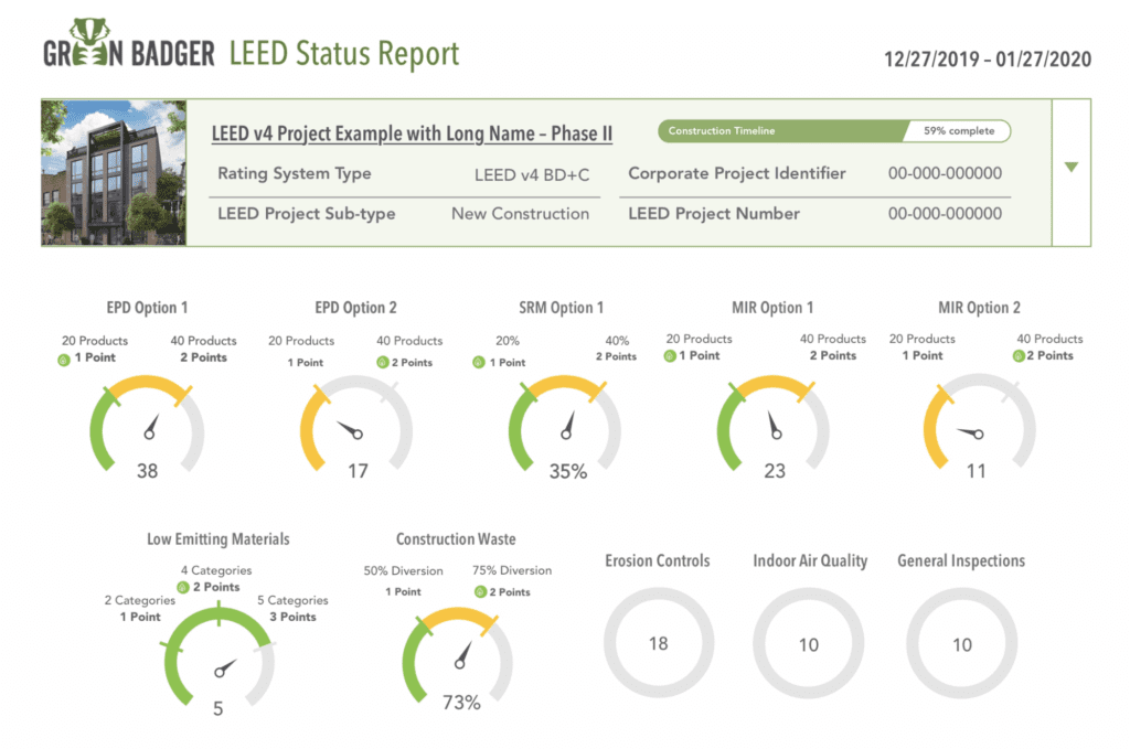 Eliminate LEED Tracking & Method Spreadsheets | Green Badger