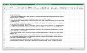 LEED v4.1 Submittal Cover Sheet - Green Badger