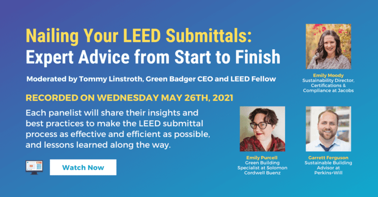 How to Manage LEED Submittals - Green Badger