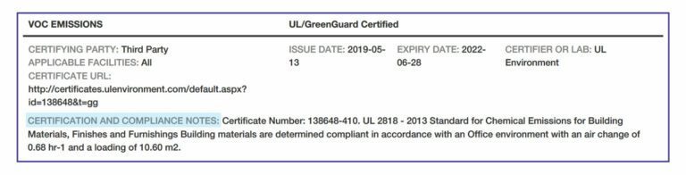 Health Product Declaration Examples - Green Badger