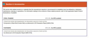 Health Product Declaration Examples - Green Badger