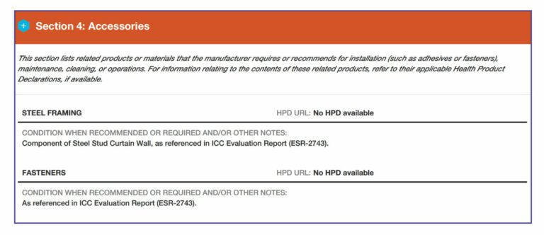 Health Product Declaration Examples - Green Badger