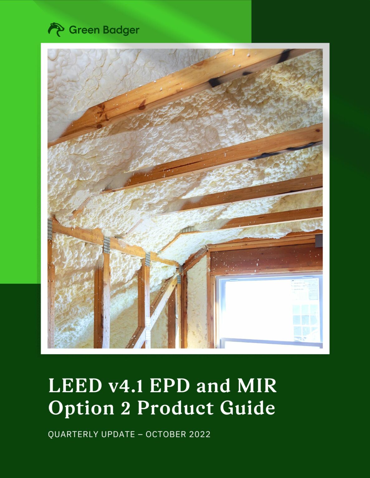 LEED v4.1 EPD and MIR Option 2 Product Guide | Green Badger