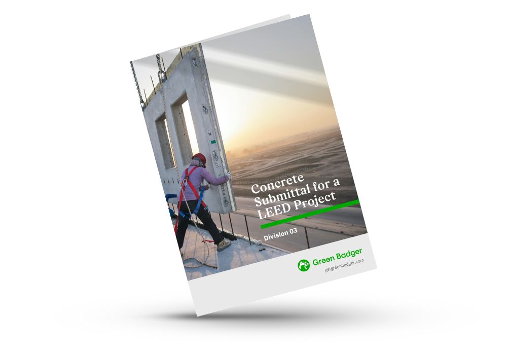 Concrete Submittal for a LEED Project eBook- Green Badger
